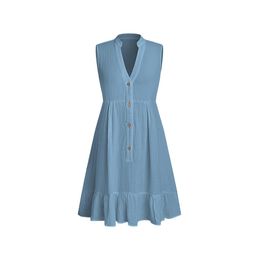 Cupshe Strandkleid 'CAA05A4C003ST' Damen Gr&ouml;&szlig;e 42 blau