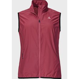 Sch&ouml;ffel Funktionsweste SCH&Ouml;FFEL "Vest Style Cannobio WMS", Damen, Gr. 36, rot (3750, rot), Oberstoff: 100% Nylon; (Coating: Polyurethan), ohne Ausschnitt, Westen Funktionsweste