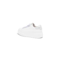 Gabor - Plateau-Sneaker mit Best fitting, weiss, Gr. 37 - Leder