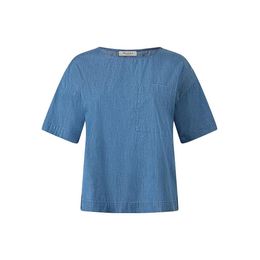 Maerz Muenchen - Bluse mit 1/2-Arm, blau, Gr. 36 / S - Baumwolle