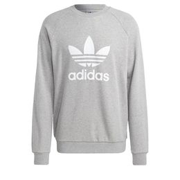 adidas originals Sweatshirt 'Adicolor Classics Trefoil' Herren Gr&ouml;&szlig;e 4XL graumeliert / wei&szlig;