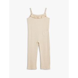 KOTON Dungarees girl Beige size 98/104