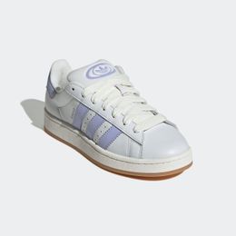 Sneaker adidas originals "CAMPUS 00S", Damen, Gr. 37, wei&szlig; (crystal wei&szlig;, core wei&szlig;, violet tone), Leder, Synthetik, Schuhe Sneaker