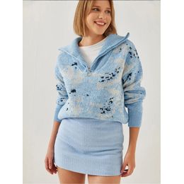 Bianco Lucci Sweater female Blue size S/L