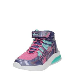 Lico Sneaker 'Blinky' M&auml;dchen Gr&ouml;&szlig;e 29 t&uuml;rkis / dunkellila / rosa / silber