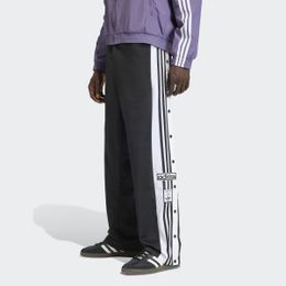 Sporthose adidas originals "ADIBREAK TP", Herren, Gr. L, N-Gr, schwarz, wei&szlig;, Obermaterial: 100% Polyester, Hosen Sporthose