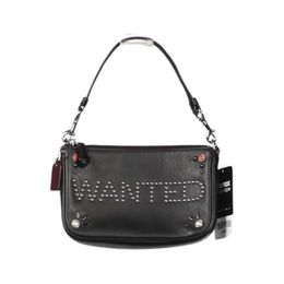 Coach Handtasche klein Leder Damen Gr&ouml;&szlig;e One Size Second Hand schwarz