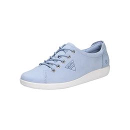 Ecco Schn&uuml;rschuh 'SOFT 2.0' Damen Gr&ouml;&szlig;e 39 blau