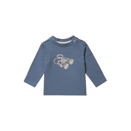 Noppies Shirt 'Biscoe' Jungen Gr&ouml;&szlig;e 80 beige / taubenblau