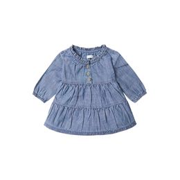 Noppies Kleid 'Cleveland' M&auml;dchen Gr&ouml;&szlig;e 80 blue denim
