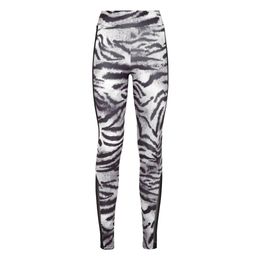 Plein Sport Sporthose 'Tiger' Damen Gr&ouml;&szlig;e 5XL grau / schwarz / wei&szlig;