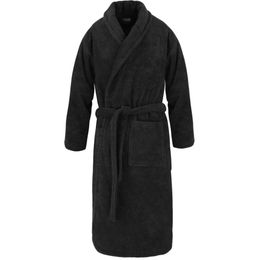 Normani Long Bathrobe 'Flee' female Black size 4XL