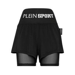 Plein Sport Sportshorts Damen Gr&ouml;&szlig;e L schwarz / wei&szlig;