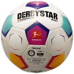 Derbystar Ball 'Bundesliga Brillant Replica v23' Herren Gr&ouml;&szlig;e 4 t&uuml;rkis / lila / schwarz / wei&szlig;