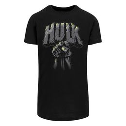 F4NT4STIC T-Shirt 'Marvel Hulk Punch' Herren Gr&ouml;&szlig;e XXXL rauchgrau / dunkelgrau / limette / schwarz