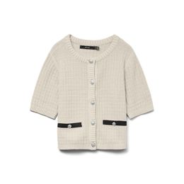 V&eacute;ro Moda Vero Moda Knit Cardigan 'VMHarper' female Beige size S