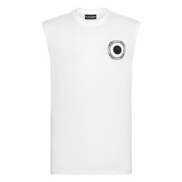 Plein Sport Tank Top Herren Gr&ouml;&szlig;e L schwarz / wei&szlig;