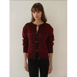 Hiccup Knit Cardigan female Red size M