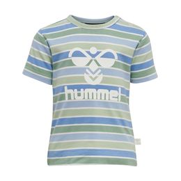 Hummel Funktionsshirt 'PELLE' Jungen Gr&ouml;&szlig;e 86 blau / gr&uuml;n / wei&szlig;