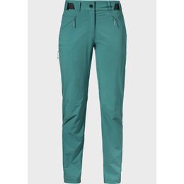 Sch&ouml;ffel Outdoorhose SCH&Ouml;FFEL "CIRC Pants Looop L", Damen, Gr. 48, Normalgr&ouml;&szlig;en, gr&uuml;n (6755, gr&uuml;n), Oberstoff : 100% Polyester, Hosen Outdoorhose