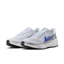 Laufschuh Nike "AIR ZOOM PEGASUS 41", Herren, Gr. 46, silber (wei&szlig;, racer blau, wolf grau, pure platinum), Textil, Schuhe Laufschuh