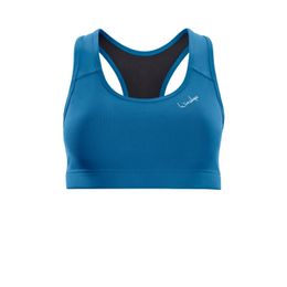 Sport-Bustier WINSHAPE "Functional Comfort Sport-BH SB102C", Damen, Gr. XXL, gr&uuml;n (teal gr&uuml;n), 85% Polyester, 15% Elasthan, BHs Sport-Bustier, mit herausnehmbaren Pads