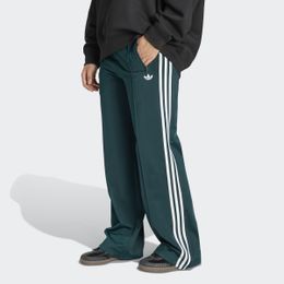 Sporthose adidas originals "FB LOOSE TP", Damen, Gr. S, N-Gr, legacy teal, sanftes wei&szlig;, Obermaterial: 100% Polyester, Hosen Sporthose, sportlicher Stil, f&uuml;r Laufen und sportliche Aktivit&auml;ten