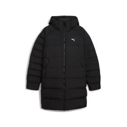 Winterjacke Puma "MONO HOODED PARKA", Herren, Gr. L, Puma schwarz, Obermaterial: 100% Polyester, unifarben, regular fit normal, Jacken Winterjacke, mit Kapuze, mit Rei&szlig;verschlusstaschen, w&auml;rmeisolierend
