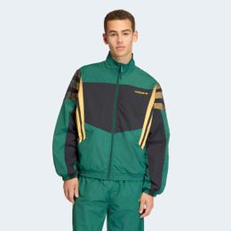 Trainingsjacke adidas originals "SANTIAGO TT", Herren, Gr. L, collegiate gr&uuml;n, Obermaterial: 100% Polyamid, Jacken Trainingsjacke