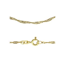 Collierkettchen Firetti "Schmuck Geschenk Gold 333 od 585 Singapurkettengl. in mehreren Breiten" Gr. 45, gold (gelbgoldfarben), Halsketten, Damen, 45, Gelbgold 333, B: 2,5mm, Made in Germany, B:2,5mm