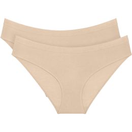 Midislip Triumph "Sense of Modal", Damen, Gr. XS, beige, Single Jersey, Obermaterial: 87% Modal, 13% Elasthan, k&ouml;rpernah, Unterhosen Midislip, softes Modal, klassischer Stil, bequeme Passform, nahtloser Look