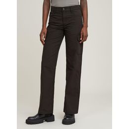 G-Star Raw Cargohose G-STAR "Judee Cargohose", Damen, Gr. 30, L&auml;nge 30, braun (dk schwarz gd), Obermaterial: 70% Baumwolle, 30% Baumwolle, Hosen Cargohose