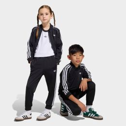 Trainingsanzug adidas originals "SST TRACKSUIT", Jungen, Gr. 116, schwarz, Obermaterial: 100% Polyester, Sportanz&uuml;ge Trainingsanzug