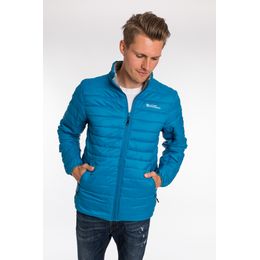Wendejacke DEPROC Active "GILMOUR REVERSAL MEN", Herren, Gr. S, blau (hellblau), 100% Polyamid, bequem, gerader Abschluss mit Gummizug, Jacken Wendejacke, Wendejacke mit schlichtem Design
