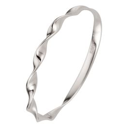 Fingerring Jobo Gr. 58, wei&szlig; (wei&szlig;gold 585), Fingerringe, Damen, 58, Wei&szlig;gold 585, Fingerring, 585 Wei&szlig;gold gedreht