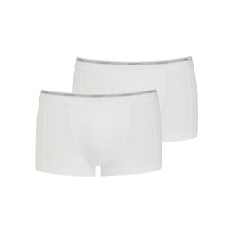 Trunk Jockey "Modern Classic", Herren, Gr. M, wei&szlig;, Feinripp, Obermaterial: 100% Baumwolle, unifarben, eng, Unterhosen, mit weichem Komfortbund, ohne Eingriff, elastisch