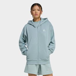Kapuzensweatshirt adidas Sportswear "W ALL SZN FZ HD", Damen, Gr. XL, wosa, Obermaterial: 70% Baumwolle, 30% Polyester, Sweatshirts