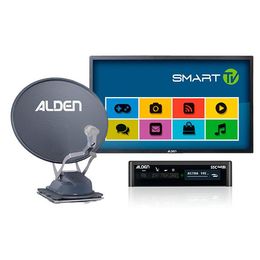 Alden Onelight EVO 60 Satellitenanlage Platinium inkl. Smartwide LED TV 22 Zoll - Camping-Sat-Anlagen