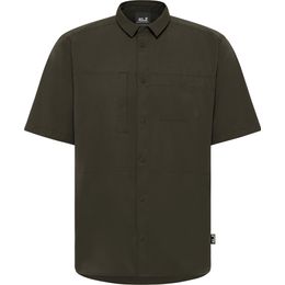 Jack Wolfskin Sierra Canyon Herrenhemd dunkelbraun L - Herrenshirts, -hemden & -pullover