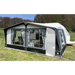 WALKER Scandic 300 Wohnwagen Vorzelt Anthrazit mit Stahlgest&auml;nge Gr&ouml;&szlig;e 870 Umlaufma&szlig; 856 - 885 cm - Wohnwagenvorzelte