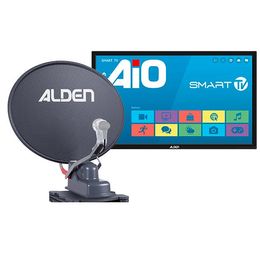 Alden Onelight@ 60 Satellitenanlage Platinium inkl. A.I.O. EVO SMART-TV 24 Zoll - Camping-Sat-Anlagen