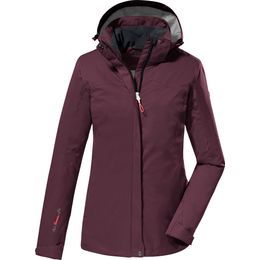 Killtec KOS 133 Damen Regenjacke in Kurzgr&ouml;&szlig;e dunkelrot 22 - Damenjacken