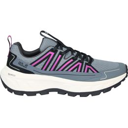 Jack Wolfskin Wild Hike Low Damen Wanderschuhe dunkelgrau 37 - Damenschuhe