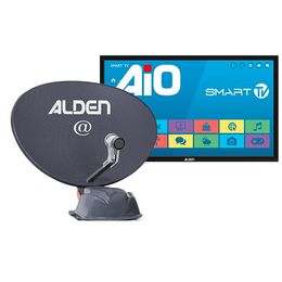 Alden AS2@ 80 Satellitenanlage Platinium inkl. A.I.O. EVO SMART-TV 24 Zoll - Camping-Sat-Anlagen