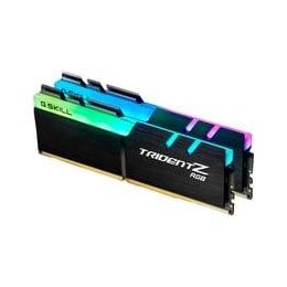 G.Skill DIMM 16 GB DDR4-3200 (2x 8 GB) Dual-Kit, Arbeitsspeicher F4-3200C16D-16GTZRX, Trident Z RGB, INTEL XMP