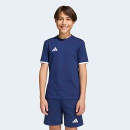 Jungen Trainingsshirt "ENT26 TEE Y"team navy blau 2, wei&szlig;, Gr. 140, adidas Performance, Obermaterial: 100% Baumwolle, Shirts, f&uuml;r aktive Kinder,