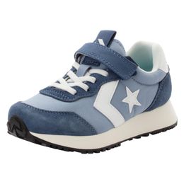 Sneaker Converse "Converse OMEGA TRAINER EASY-ON", Damen, Gr. 30, blau (yeti breath blau, slacker blau), Leder, Schuhe Sneaker
