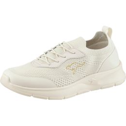 Kangaroos Damen Slipper aus Mesh und Lederimitat wei&szlig;, Gr&ouml;&szlig;e 41