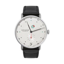 Nomos Glash&uuml;tte Nomos Glash&uuml;tte Herrenuhr Metro Datum Gangreserve 1101