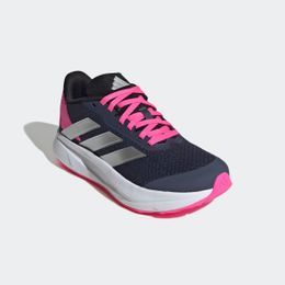 Sneaker adidas Sportswear "DURAMO SL KIDS", M&auml;dchen, Gr. 38,5, silber (shadow navy, silber metallic, lucid pink), Synthetik, Textil, Schuhe Sneaker, f&uuml;r Kinder & Jugendliche
